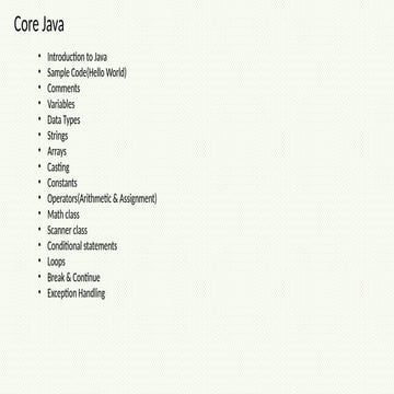 core java advanced topic for practice with examples | PPTX