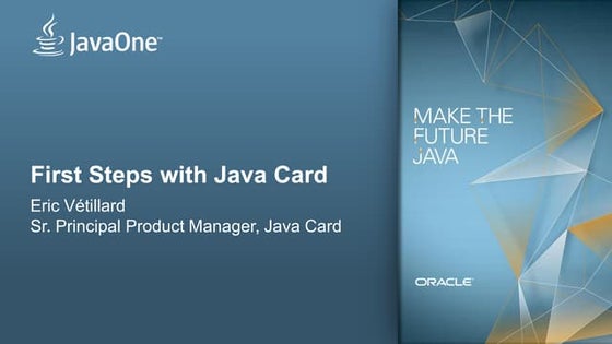 Eric java card-basics-140314 | PPT