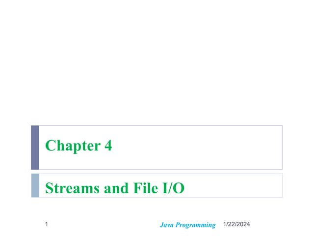 Java programming Chapter 4.pptx Java programming Chapter 4.pptx