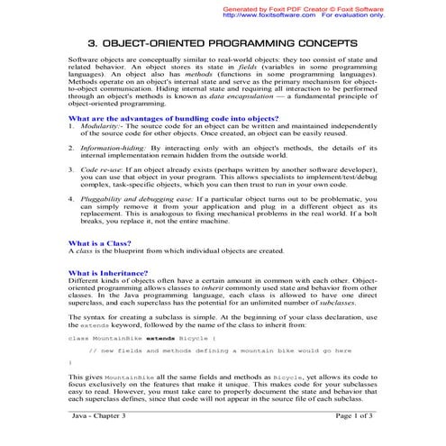 Java Chapter 3 Oops Concepts Pdf 