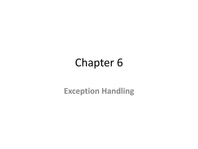 Java chapter 6 | PPT Java chapter 6 | PPT