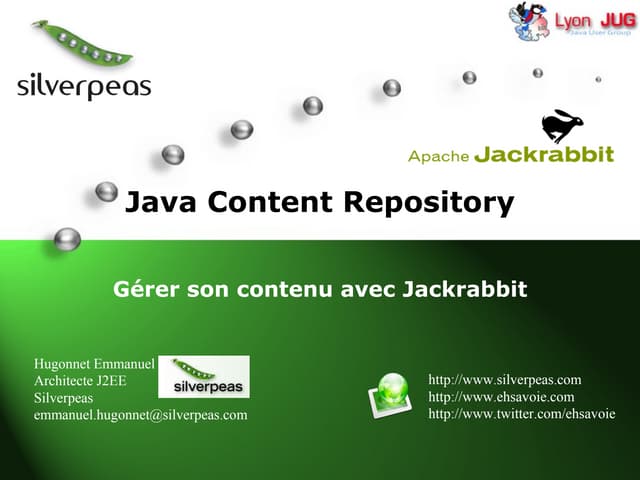 Content Storage With Apache Jackrabbit