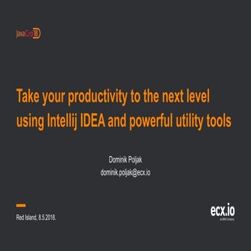 Take your productivity to the next level using Intellij IDEA and ...