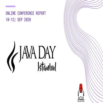 Java Day Istanbul 2020 Conference Report | PPT