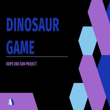 Java dino game | PDF
