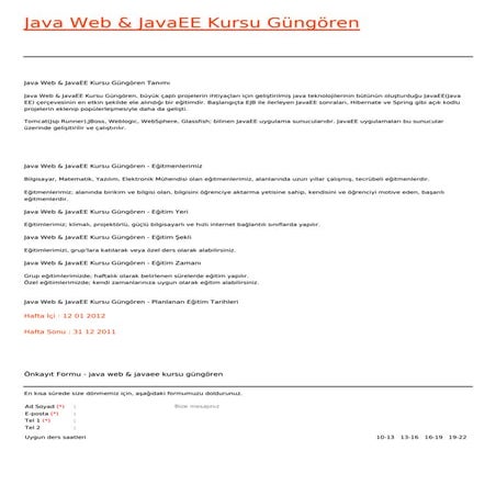 Java ee kursu-gungoren | PDF