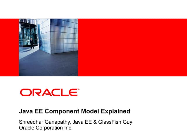 Java Ee 6 Component Model Explained Ppt 2098