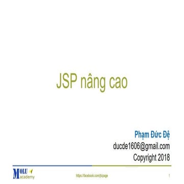 JavaEE Basic_Chapter5: JSP Nâng Cao | PPT