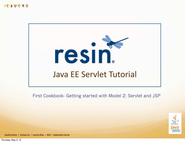 Java Ee Servlet Jsp Tutorial Cookbook 1 Ppt