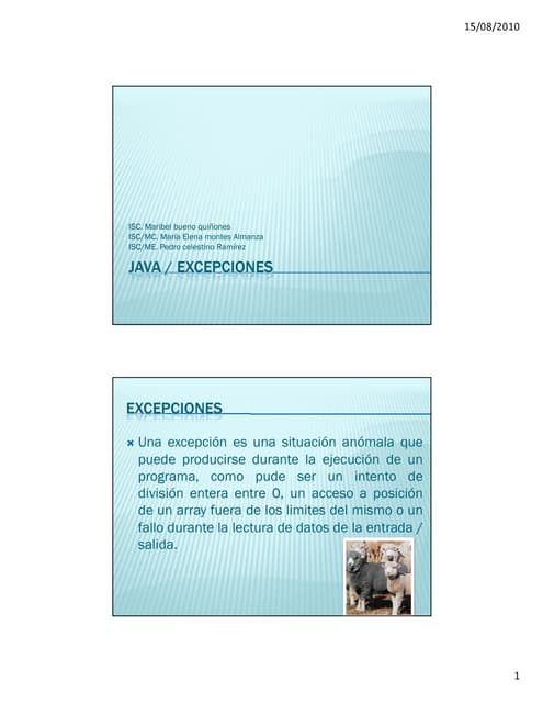 Manejo de excepciones en el lenguaje java.pptx