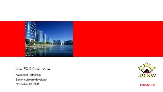 01 - JavaFX. Введение в JavaFX | PPT