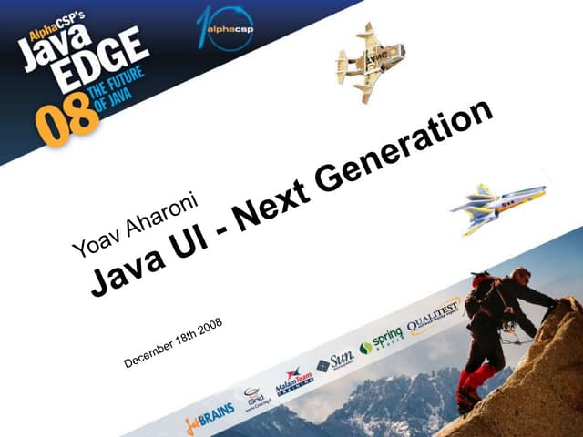 JavaFX - Next Generation Java UI | PPT | Programming Languages | Computing JavaFX - Next Generation Java UI | PPT | Programming Languages | Computing