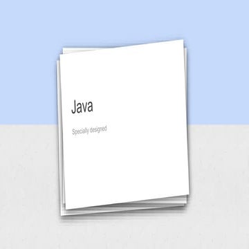 Java Intro Ppt