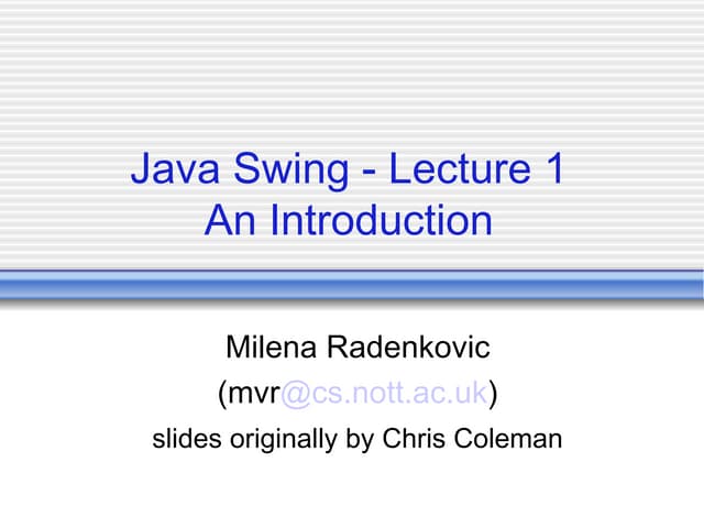 Java Lecture Ppt 9377