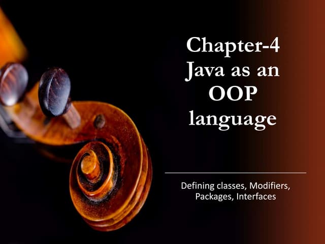 Java As An Oop Languageexception Handling And Applets Ppt 3886