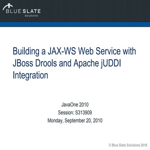Java one2010 presentation-s313909 | PPT