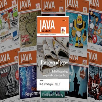 JavaOne Ignite 2015 - The power of paper | PDF