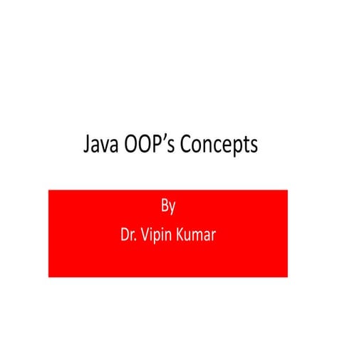 Java OOP’s_b8f87f30a61326f57ceb42912a73ab81.ppt