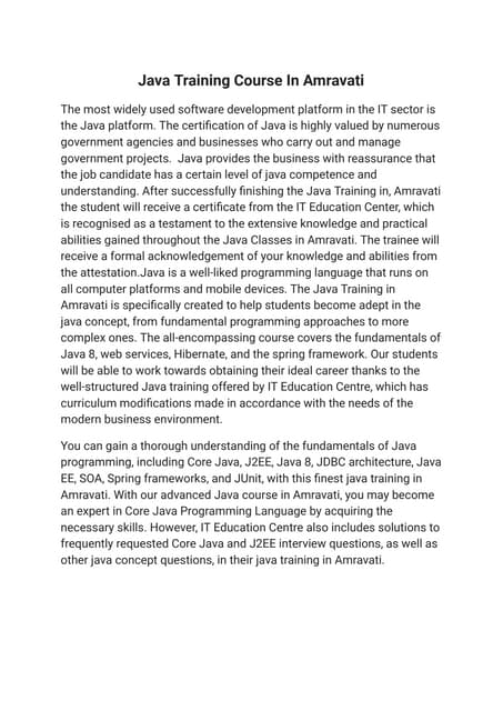 7 reasons to take java certifications | PPT