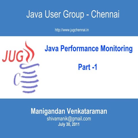 Java Performance Monitoring Ppt