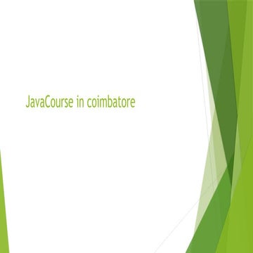 Java course in studying in xplore it corp | PPTX