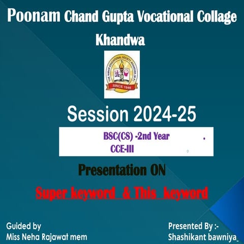 java ppt kartik complete.pptx cs branch | PPT