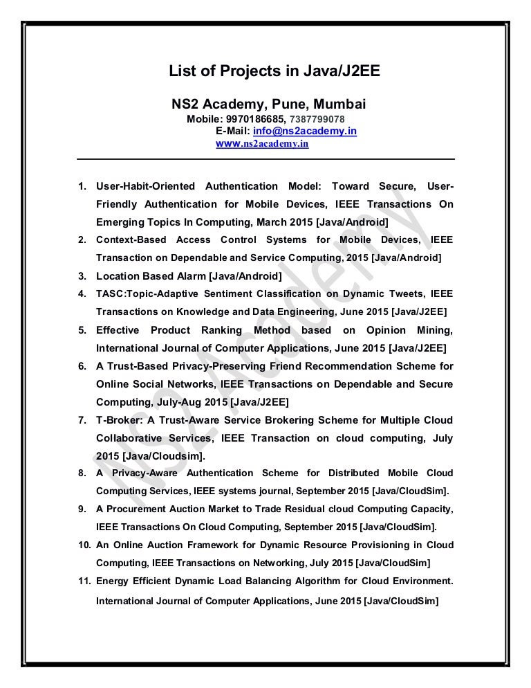 Java Project Ideas Topics For Computer Engineering Students Java Project Ideas Topics For Computer Engineering Students