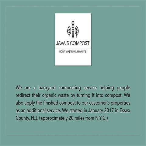 Policy Webinar - Java's Compost | PPT