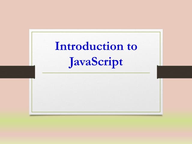 Javascriptppt