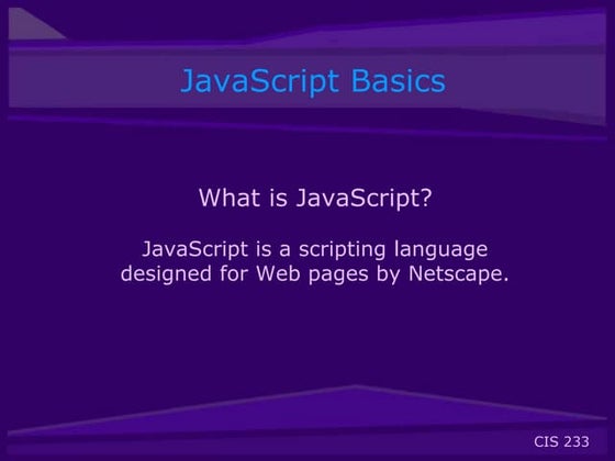 Introduction to JavaScript (1).ppt Introduction to JavaScript (1).ppt
