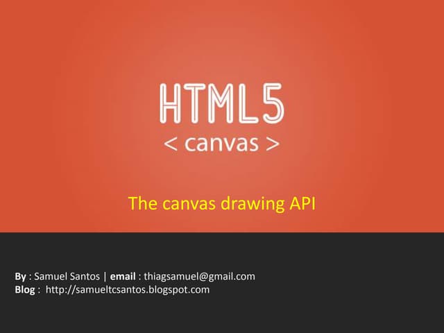 Javascript Canvas Api Ppt