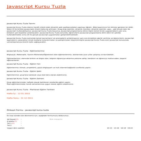 Javascript kursu-tuzla | PDF