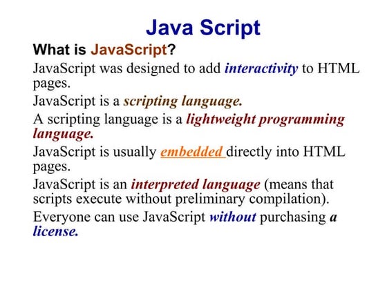 Introduction to JavaScript (1).ppt Introduction to JavaScript (1).ppt