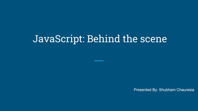 Javascript Behind The Scenespdf