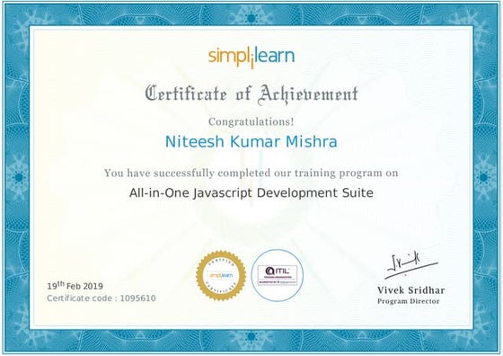 Angular certificate | PPT