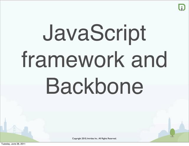 Javascript Framework And Backbone Pdf Web Development Internet