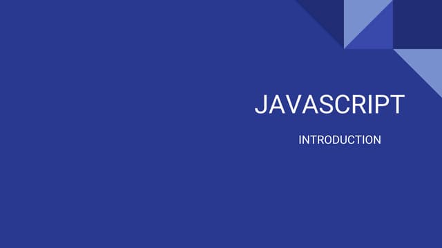 Javascript Introductiondfvdgddgbd 1 Pptx