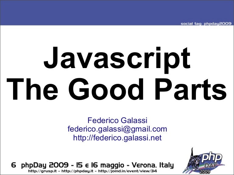Javascript The Good Parts v2