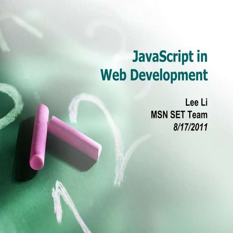 Javascript training | PPT
