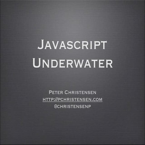 Javascript Underwater - The OpenROV Project | PDF