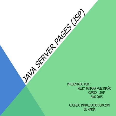 Java Server Pages (JSP) | PPTX