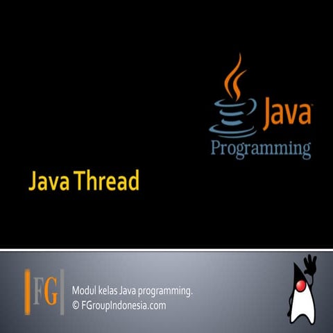 Modul Kelas Programming Java Thread Ppt 4163