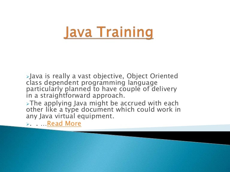 Java training