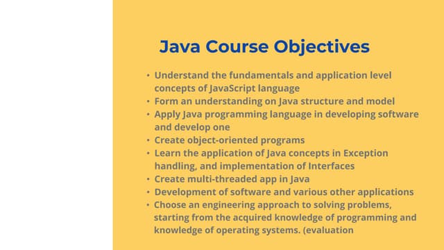 Java Training In Pune Ppt