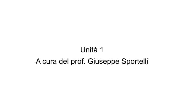 Java - Lezione 1 | PPT Java - Lezione 1 | PPT