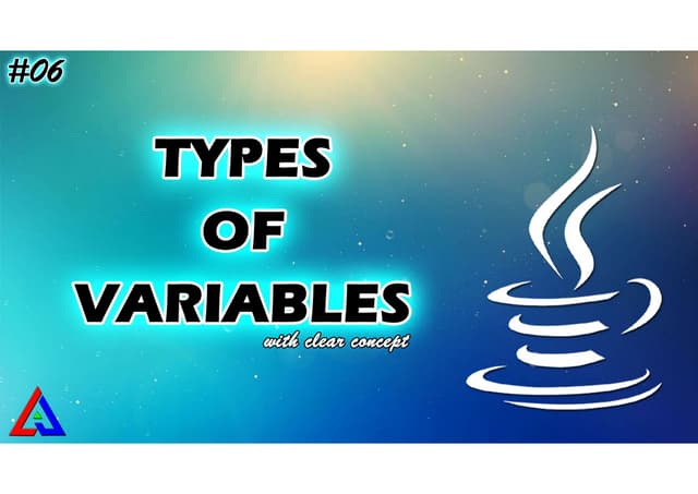 Java variable types | PDF Java variable types | PDF