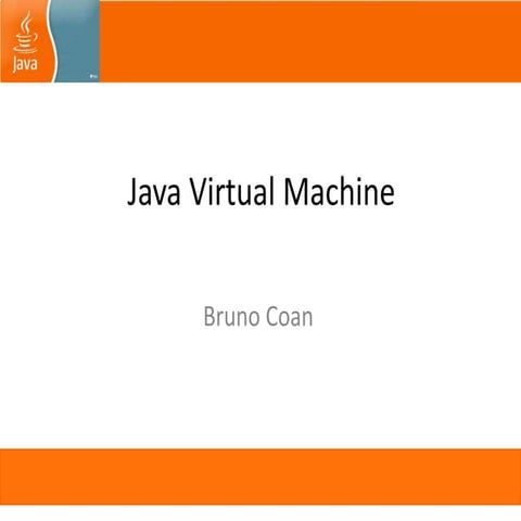 Introdução Java virtual machine | PPTX