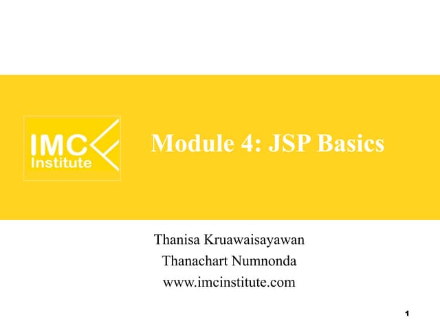 Java Web Programming 49 Jsp Basic Ppt 7482