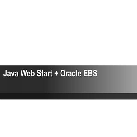Java web start Quick Reference | PPTX
