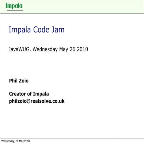 Javawug Codejam | PDF